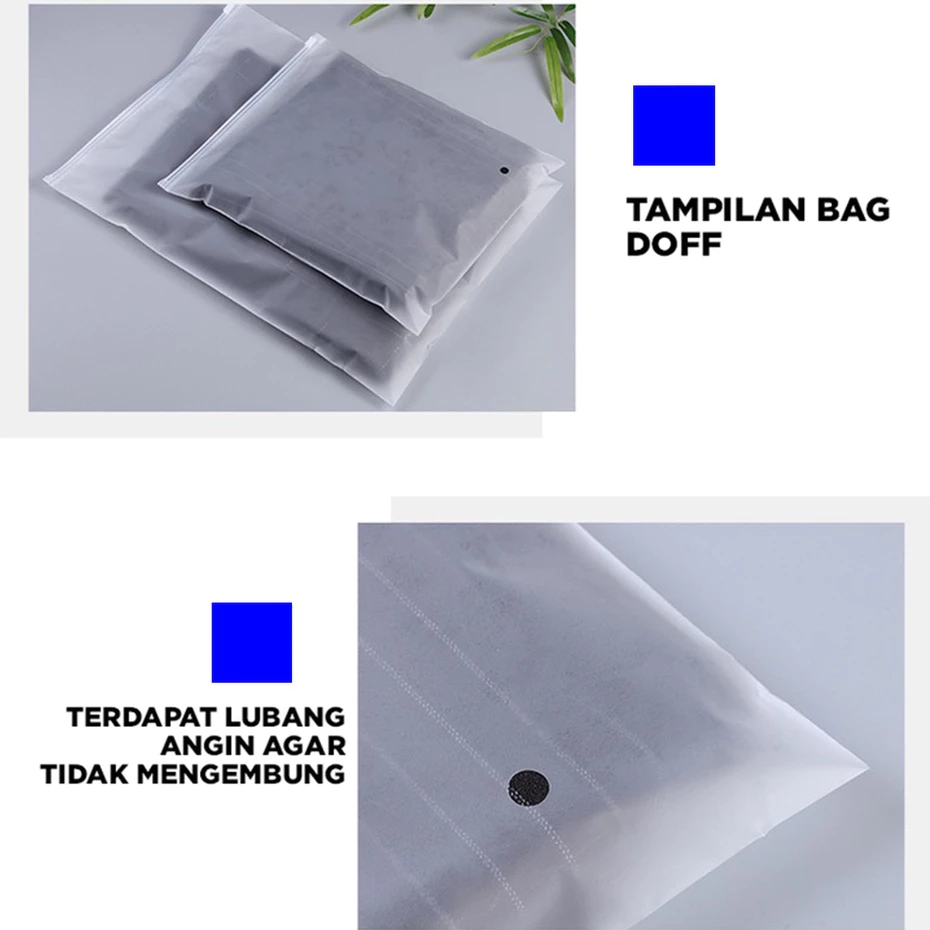 Jual Paus Biru - Zipper Lock / Zipper Storage Bag / Zipper Travel Pouch ...