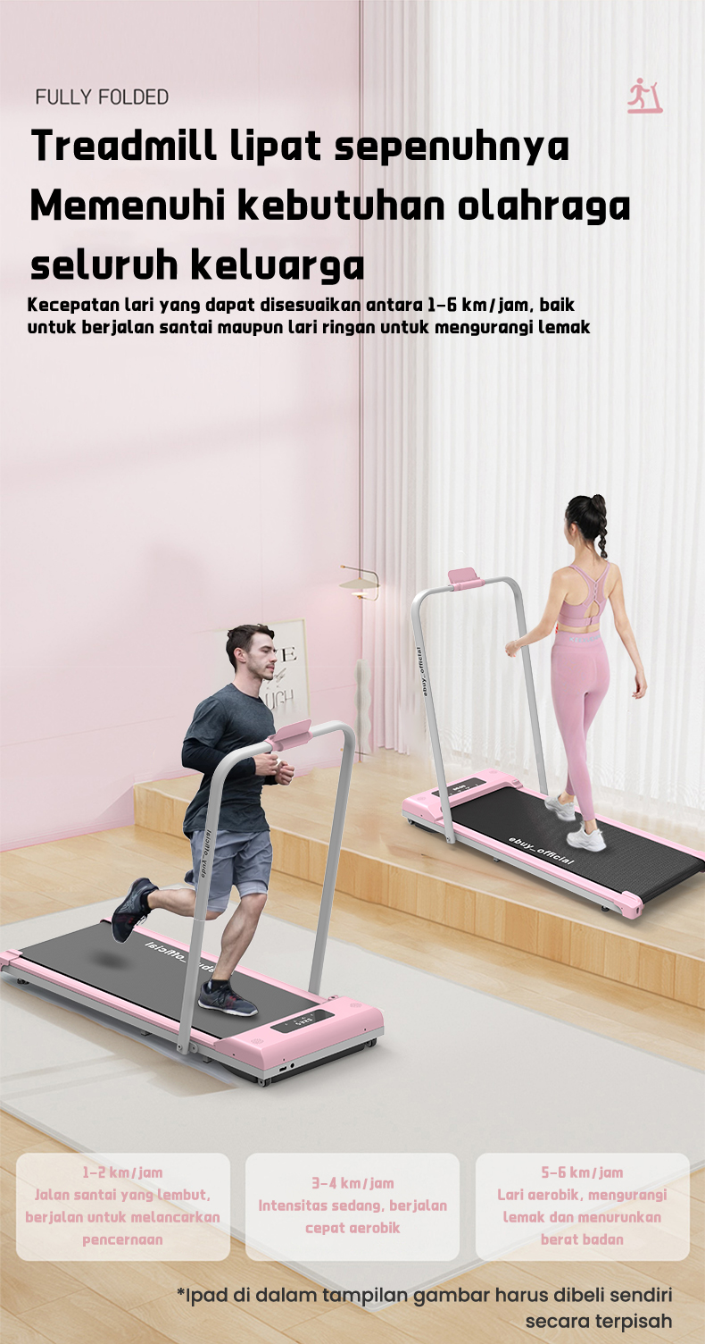 Jual e-Buy Running Mat Treadmill / Alat Fitness (Listrik) / Peralatan ...