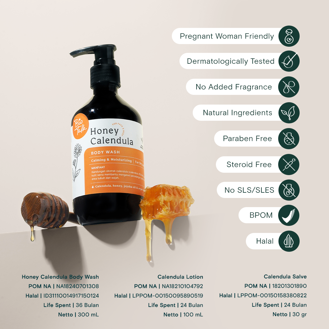 Jual Biotalk Bundle Eczema Psoriasis - Extra Calming | No SLS/SLES | Steroid Free | Sabun Mandi ...