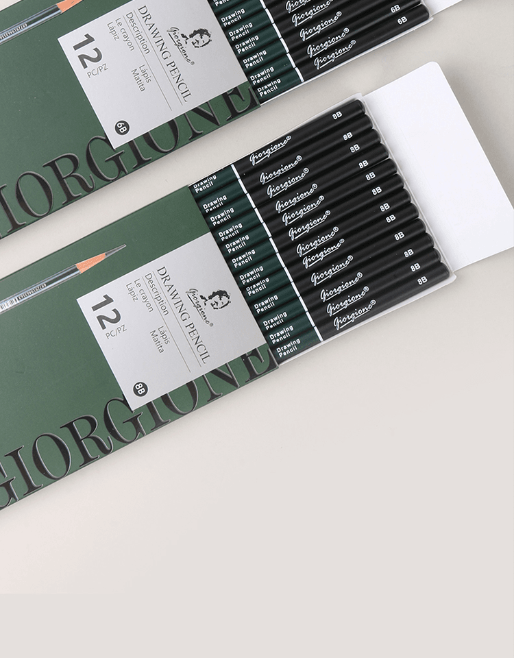 Jual Giorgione Pensil Sketsa Set 12pcs/set 2H/HB/2B/4B/8B G-08012 | Shopee Indonesia