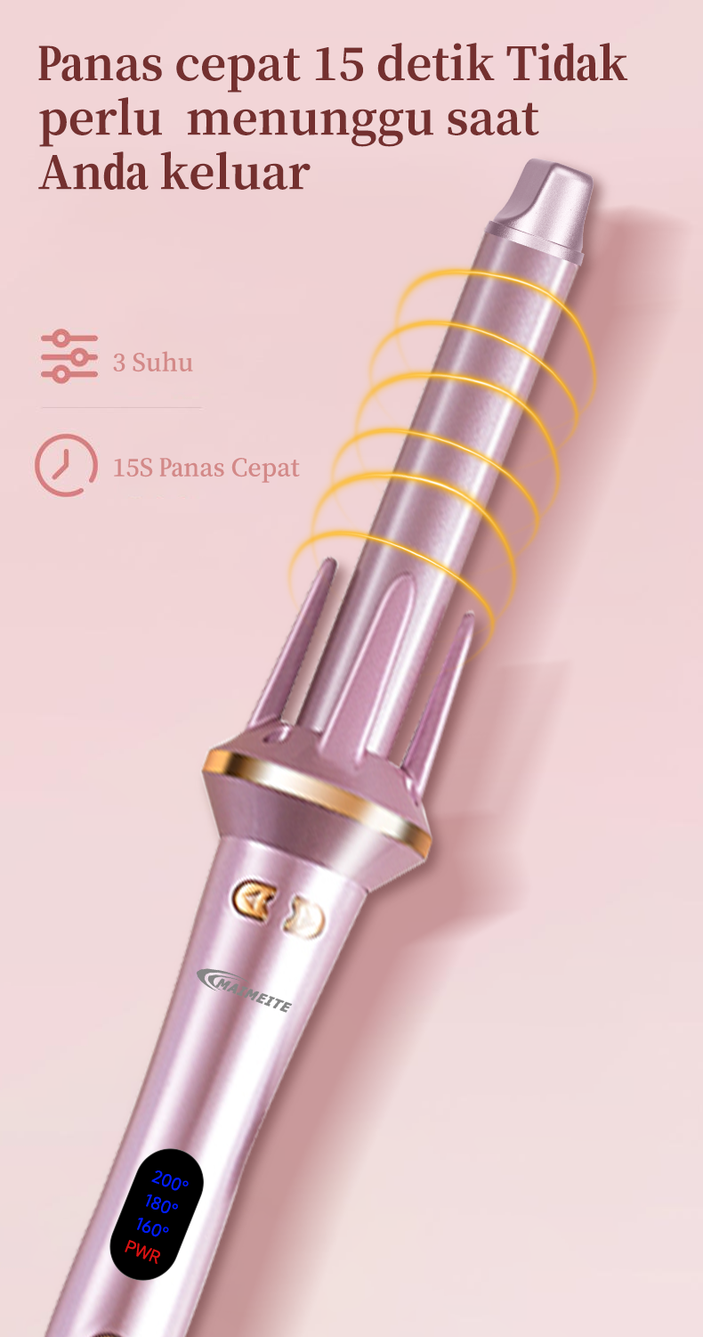 Jual MAIMEITE Catokan Curly Otomatis Catokan Keriting Rambut 25mm Otomatis Ceramics Curly Hair ...