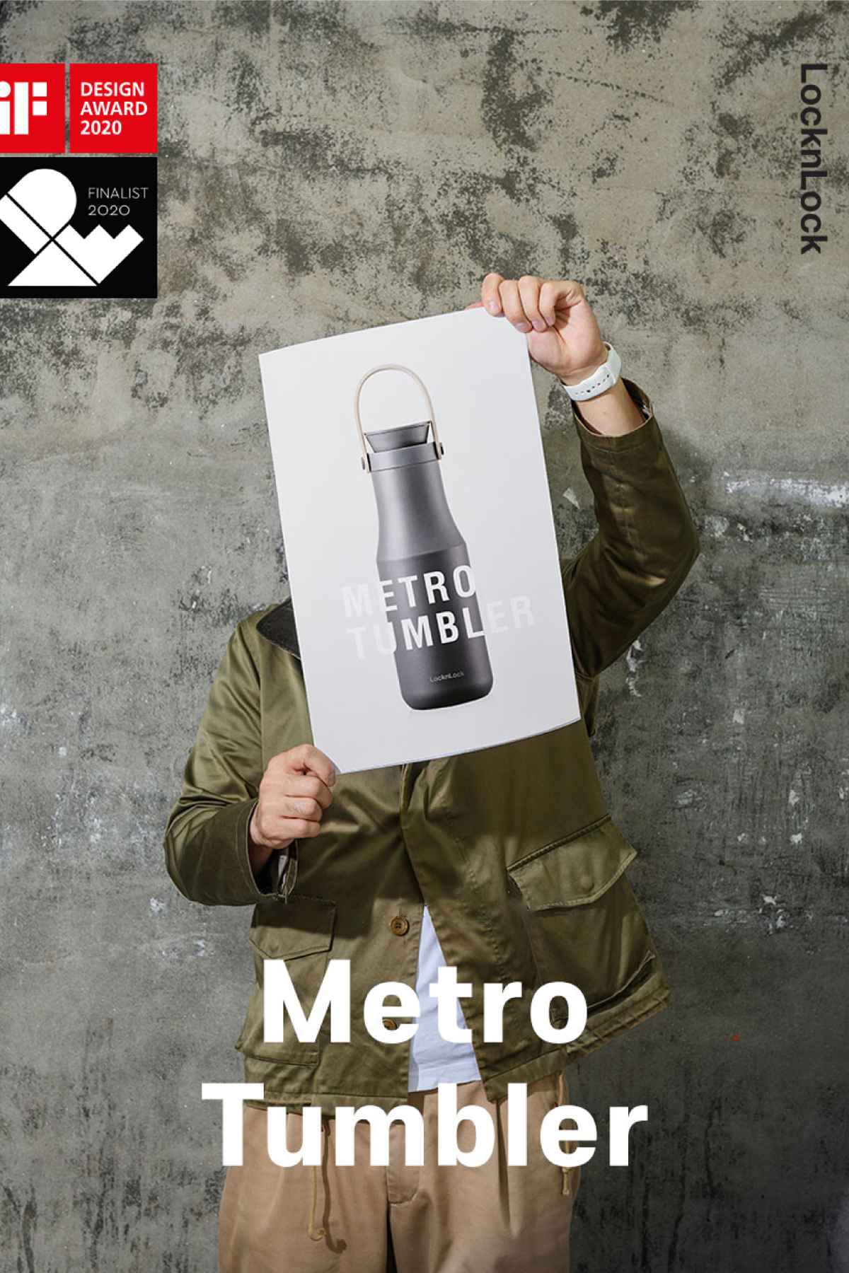 Jual LocknLock Metro Double Tumbler 470ml - LHC4202 | Shopee Indonesia