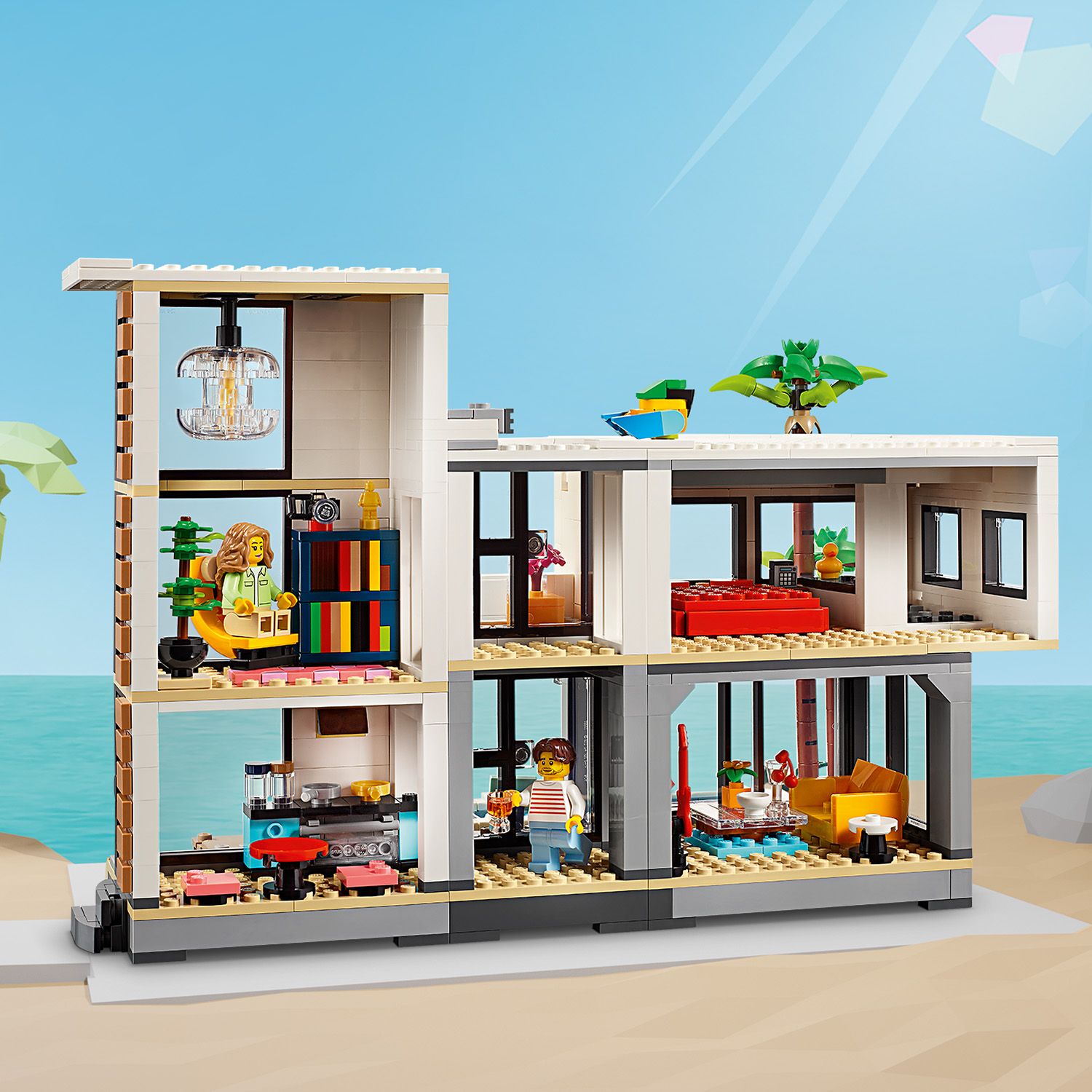 Jual LEGO Creator 31153 Modern House (939 Pieces), Building Block, Toys ...