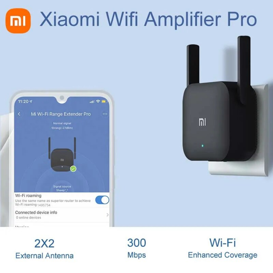 Jual Xiaomi WiFi Range Extender Pro | 2 Eksternal Antena | Kecepatan ...