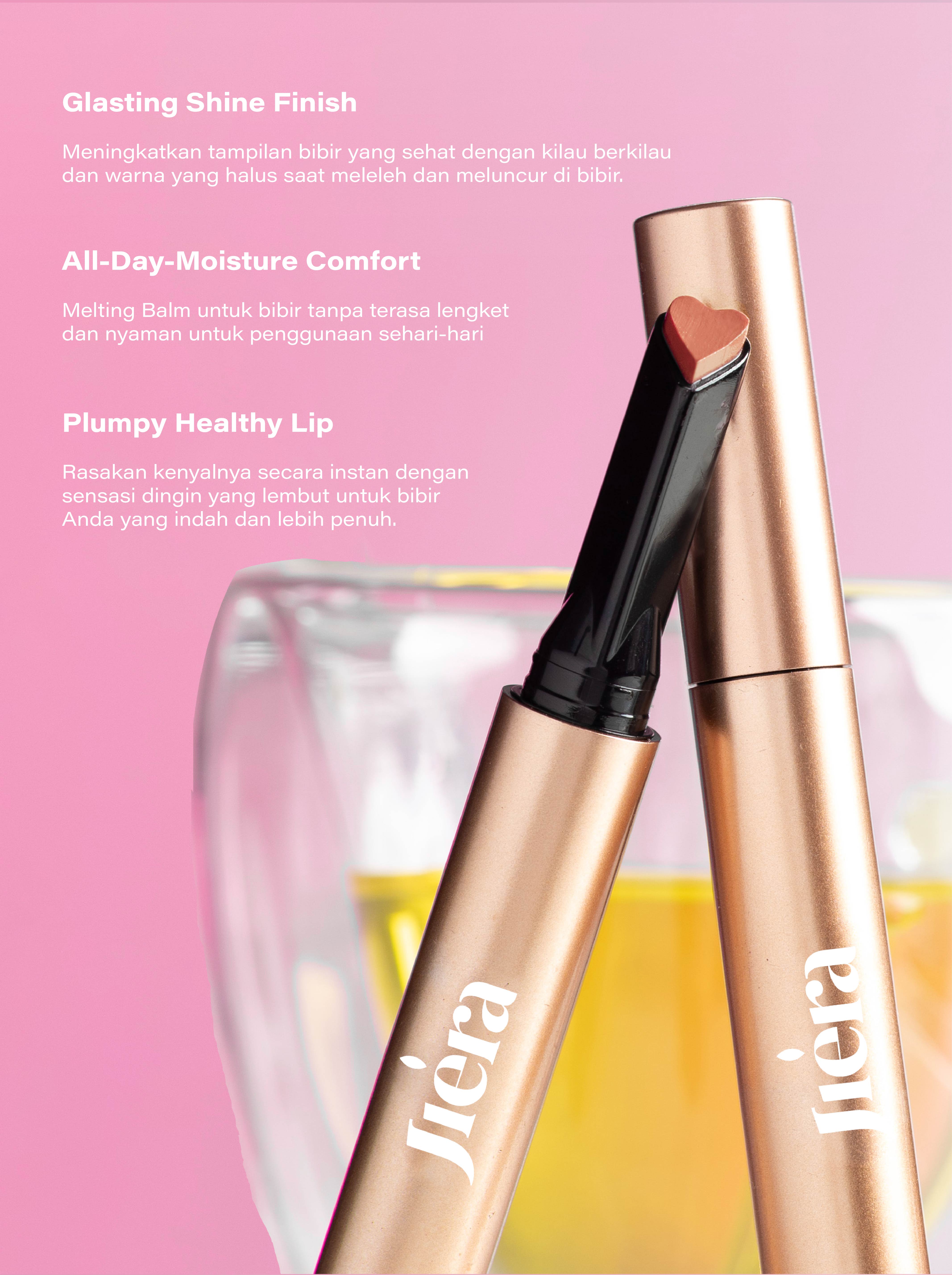 Jual JIERA Melting Click Balm - Melts My Heart Tinted Lip Balm with ...