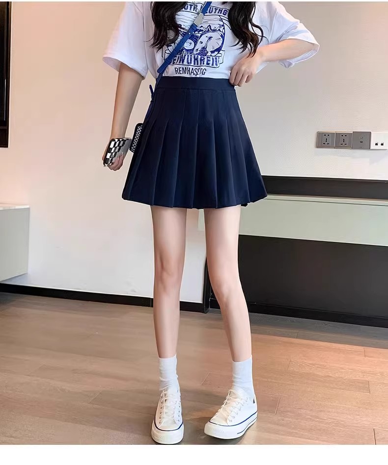 Jual Newlan DQ029 Rok Tennis Pendek Mini Skirt Rok Pendek Korean Women ...