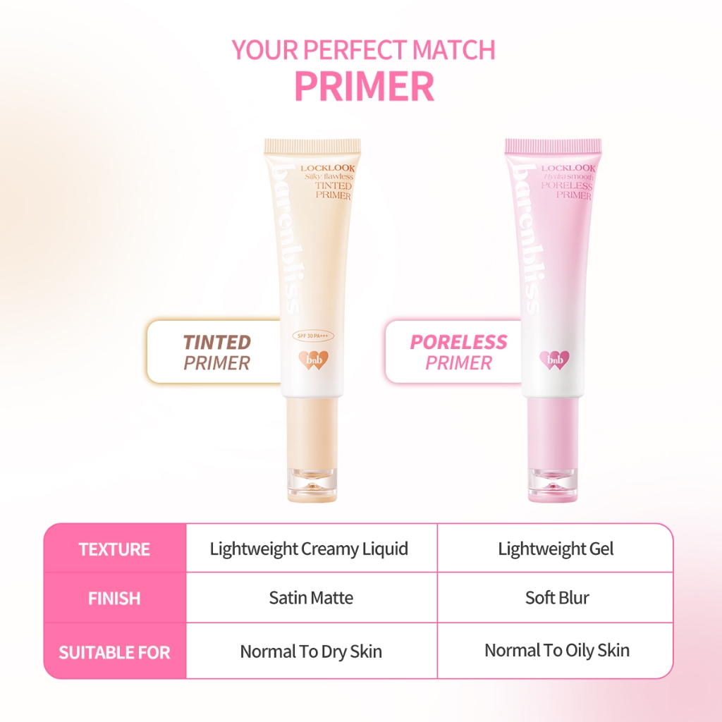 Jual BNB barenbliss Locklook Primer Silky Flawless Tinted Primer | Shopee Indonesia