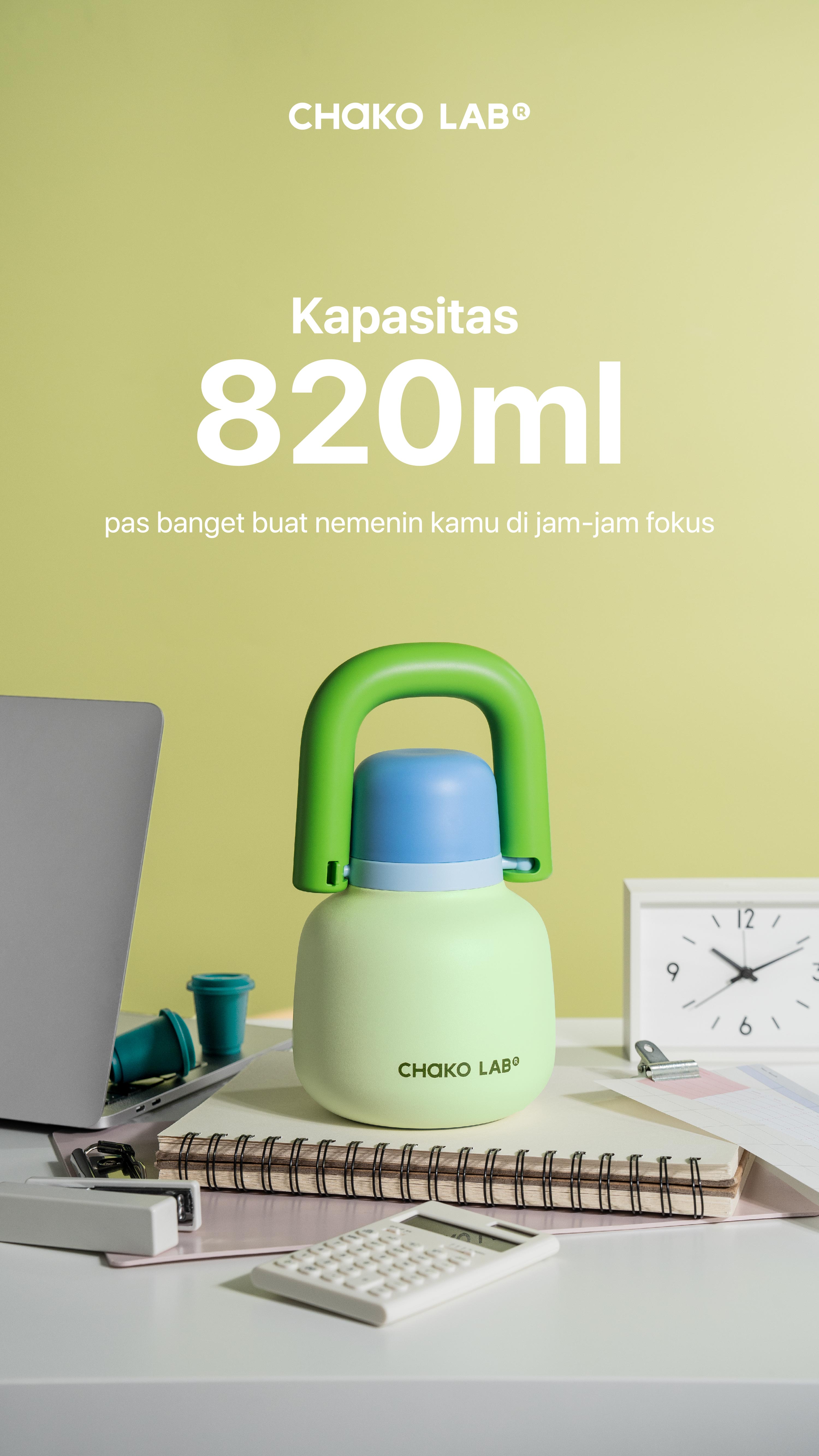 Jual CHAKO LAB Hung Kettle 820ml - Yellow | Shopee Indonesia