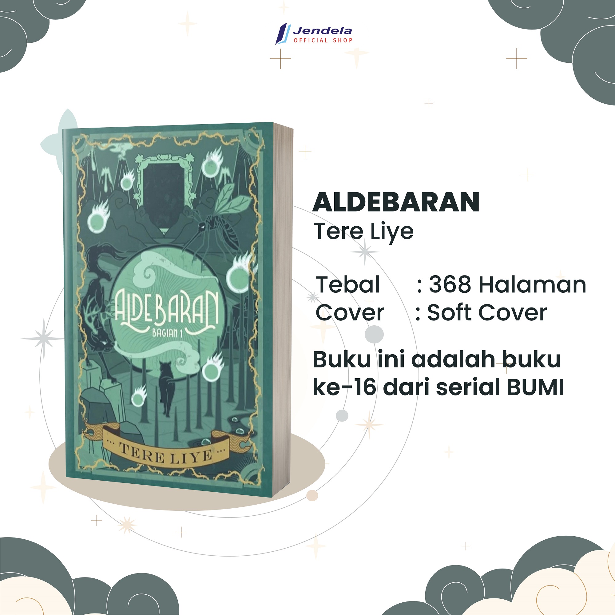 Jual Novel Tere Liye Aldebaran Bagian 1 Buku Ke16 Serial Bumi - Sabak ...
