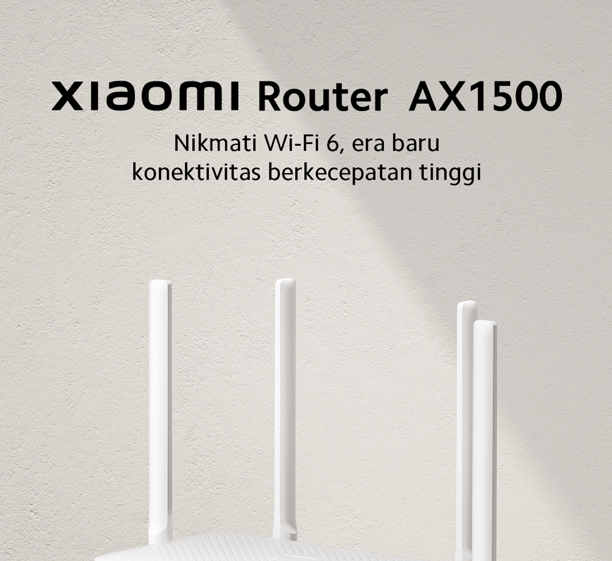 Jual Xiaomi Router AX1500 | Wi-Fi 6 Konektivitas Era Baru | Jaringan ...