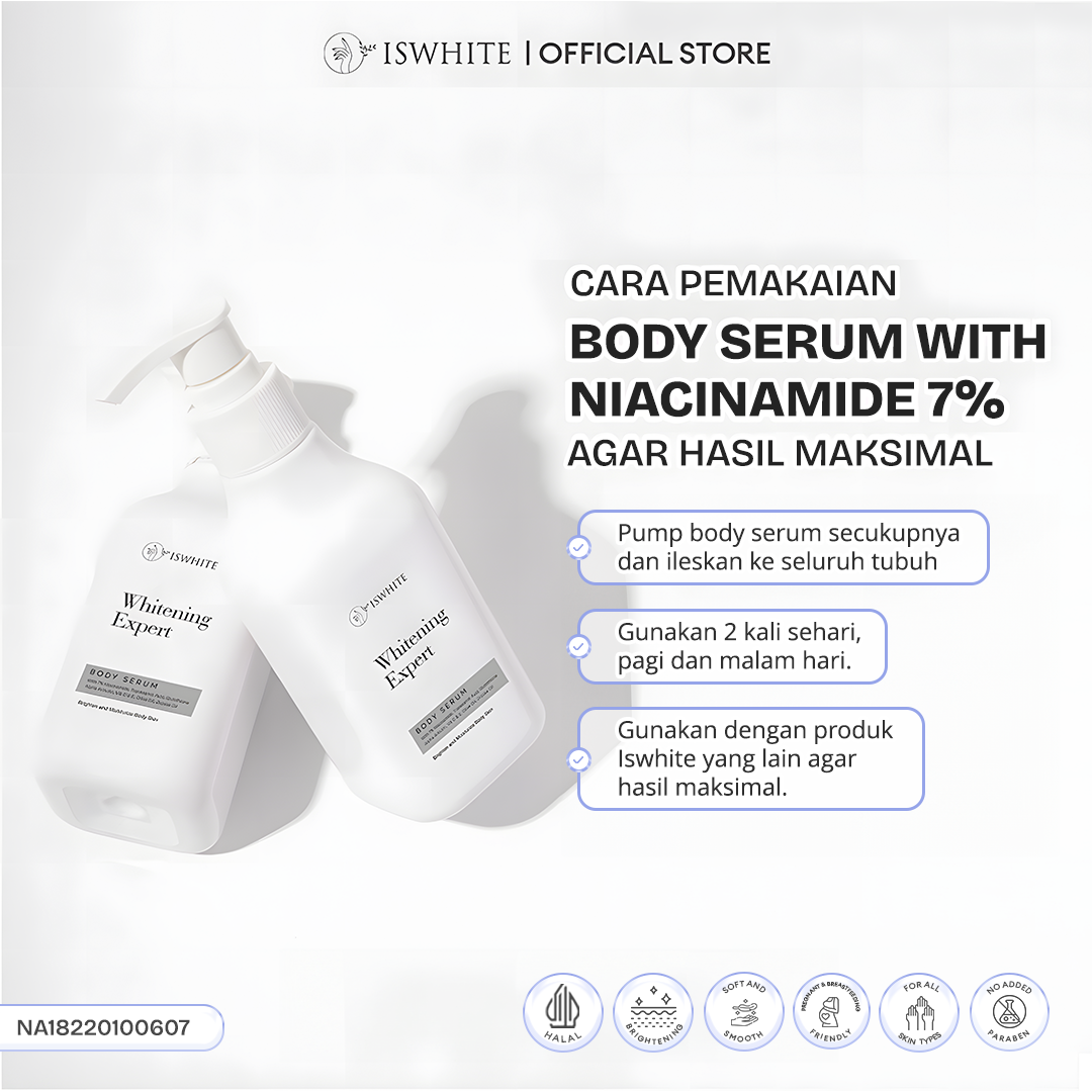 Jual ISWHITE 5in1 Brightening Body Protection Bundling Series Package ...