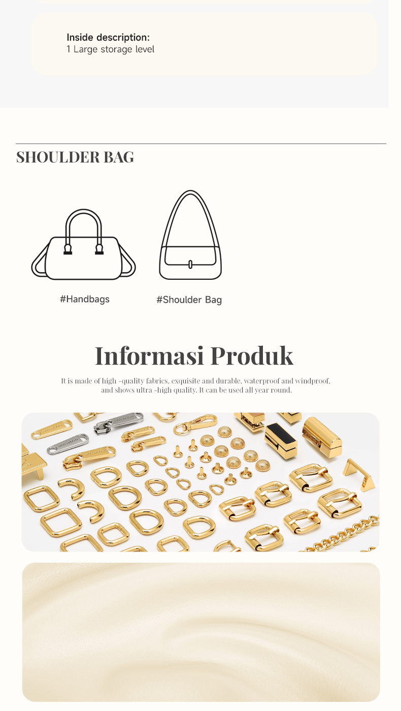 Jual MOSSDOOM Gio Bag Golden Time Ramblings Designer Collection Tas ...