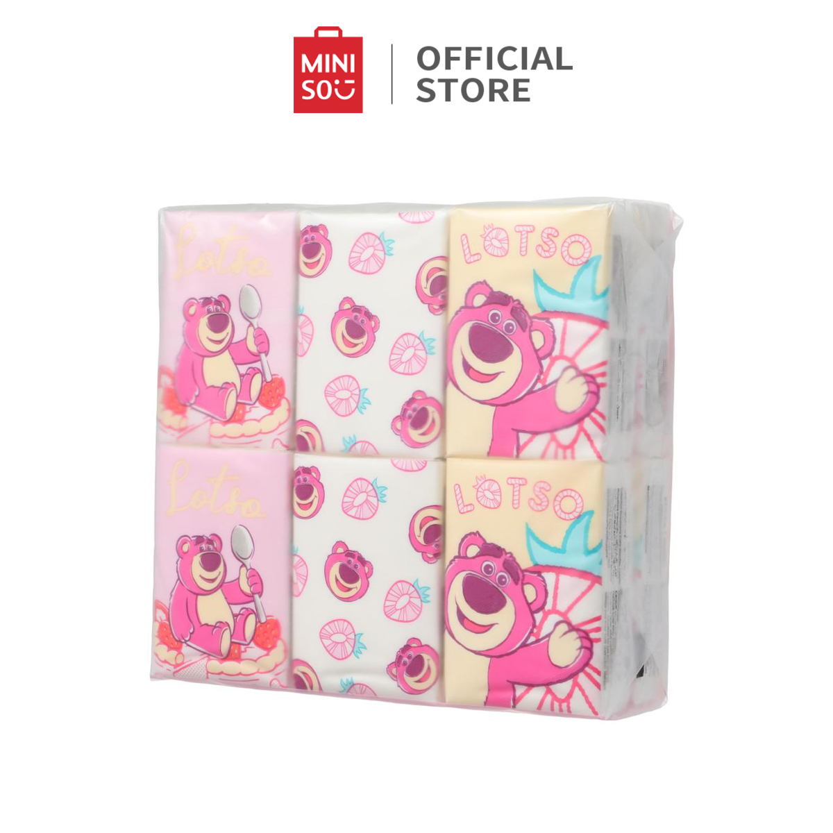Jual Miniso x Disney Pixar Food Collection Tissue Strawberry Cake ...