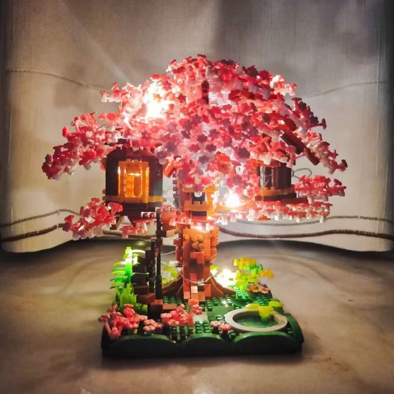 Jual LOZTOYS Mini Block Bricks Rumah Pohon Sakura Nano Balok Susun ...