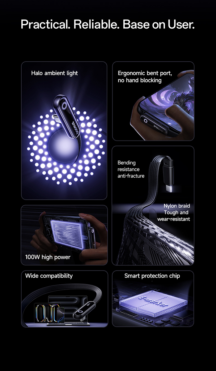 Jual Baseus MVP 3 Kabel Gaming Fast Charging Type-C to Type-C 100W | Shopee Indonesia