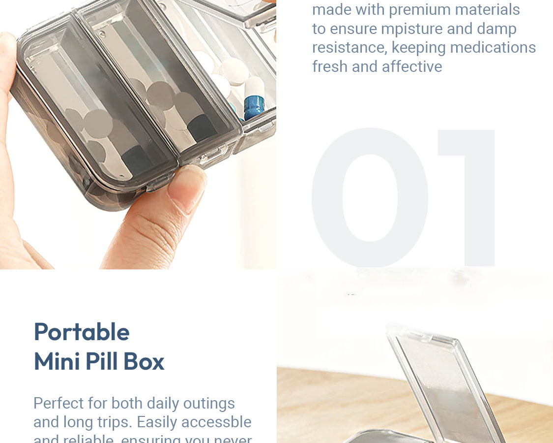 Jual Let Me Kotak Obat Harian - Daily Personal Medicine Box Wadah ...