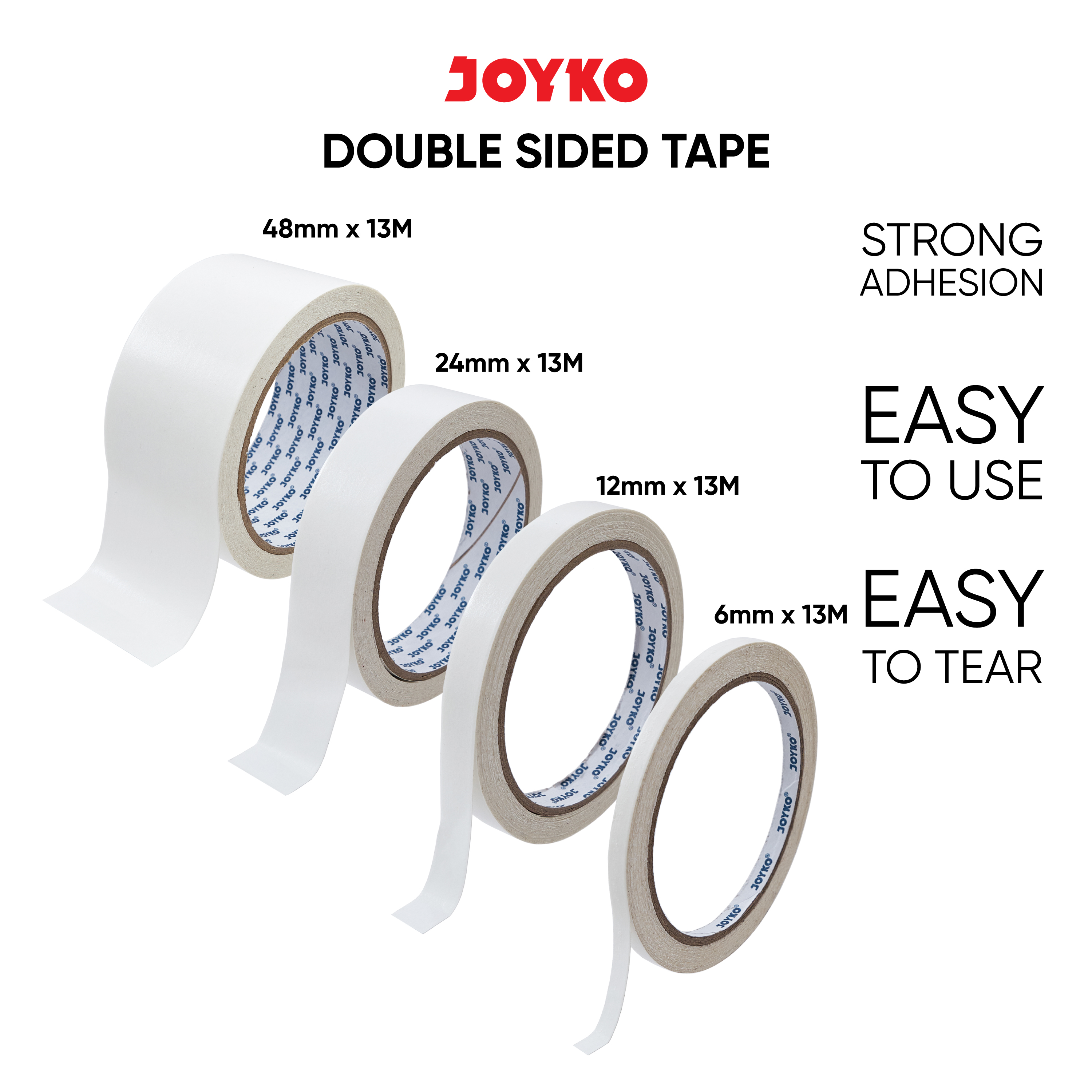 Jual Double Sided Tape Perekat 2 Sisi Joyko | Shopee Indonesia