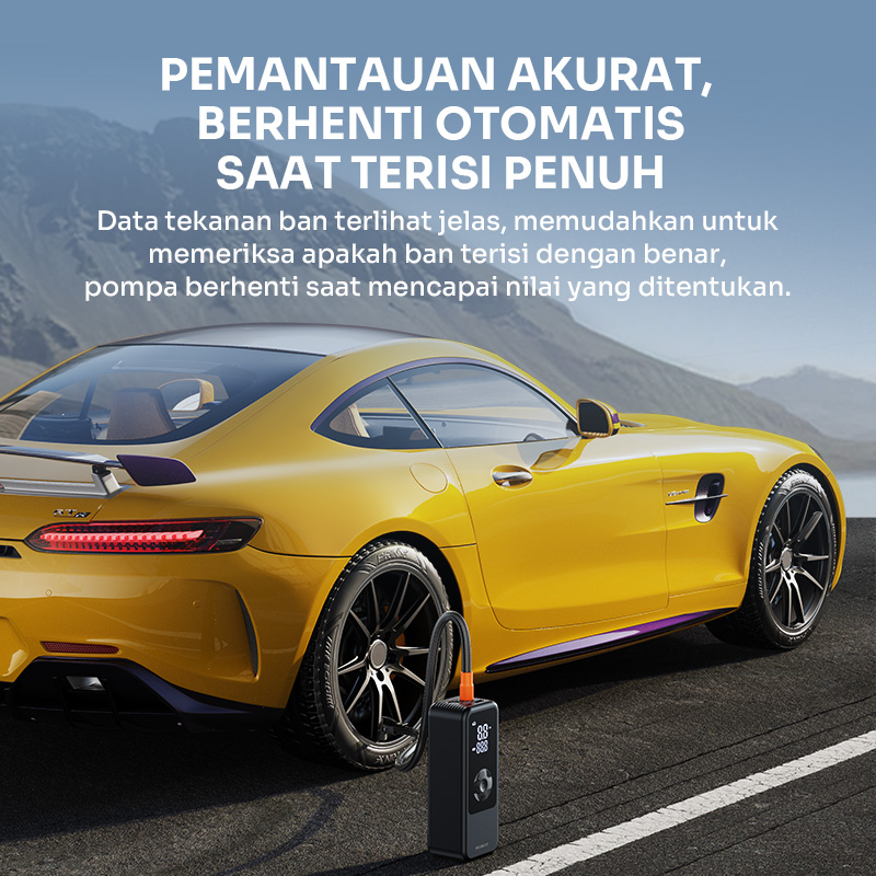 Jual ROBOT Pompa Ban Elektrik Mobil/Truk/Motor/Bola Inflator Air Pump ...