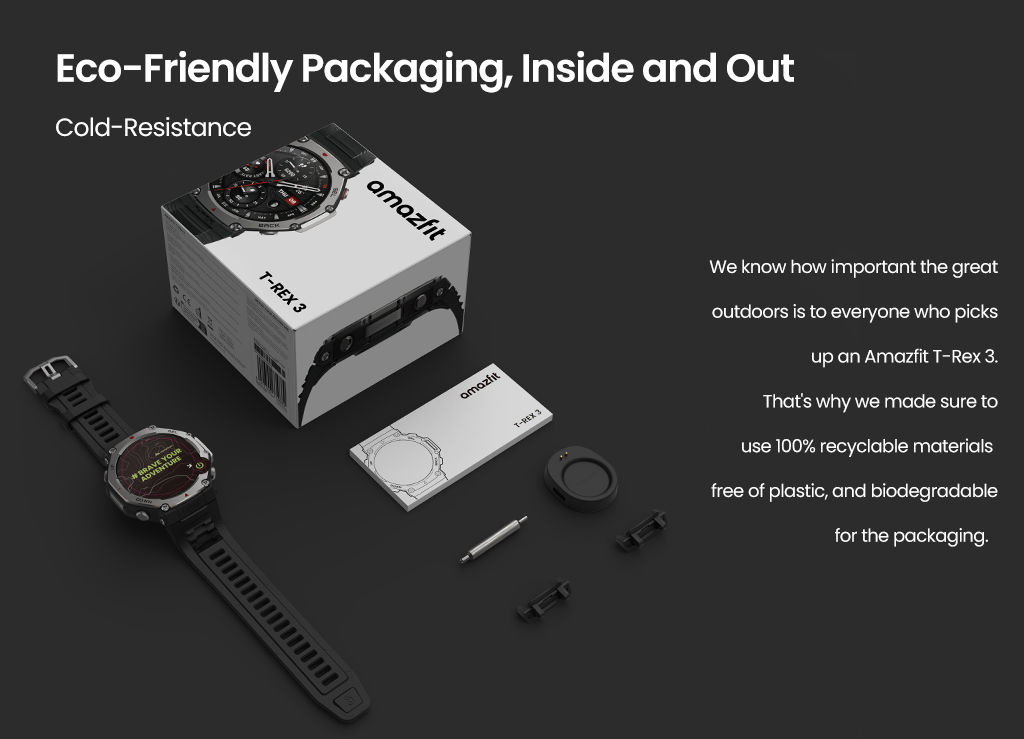 Jual Amazfit T-Rex 3 48mm | Baterai Hingga 20 Hari | 177 Mode Olahraga ...