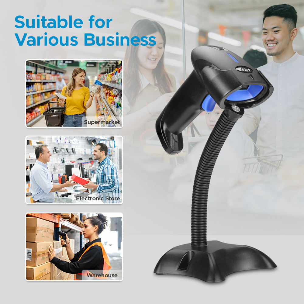 Jual Codeshop CD-205 BT Scanner Barcode 1D 2D Wireless USB Bluetooth ...