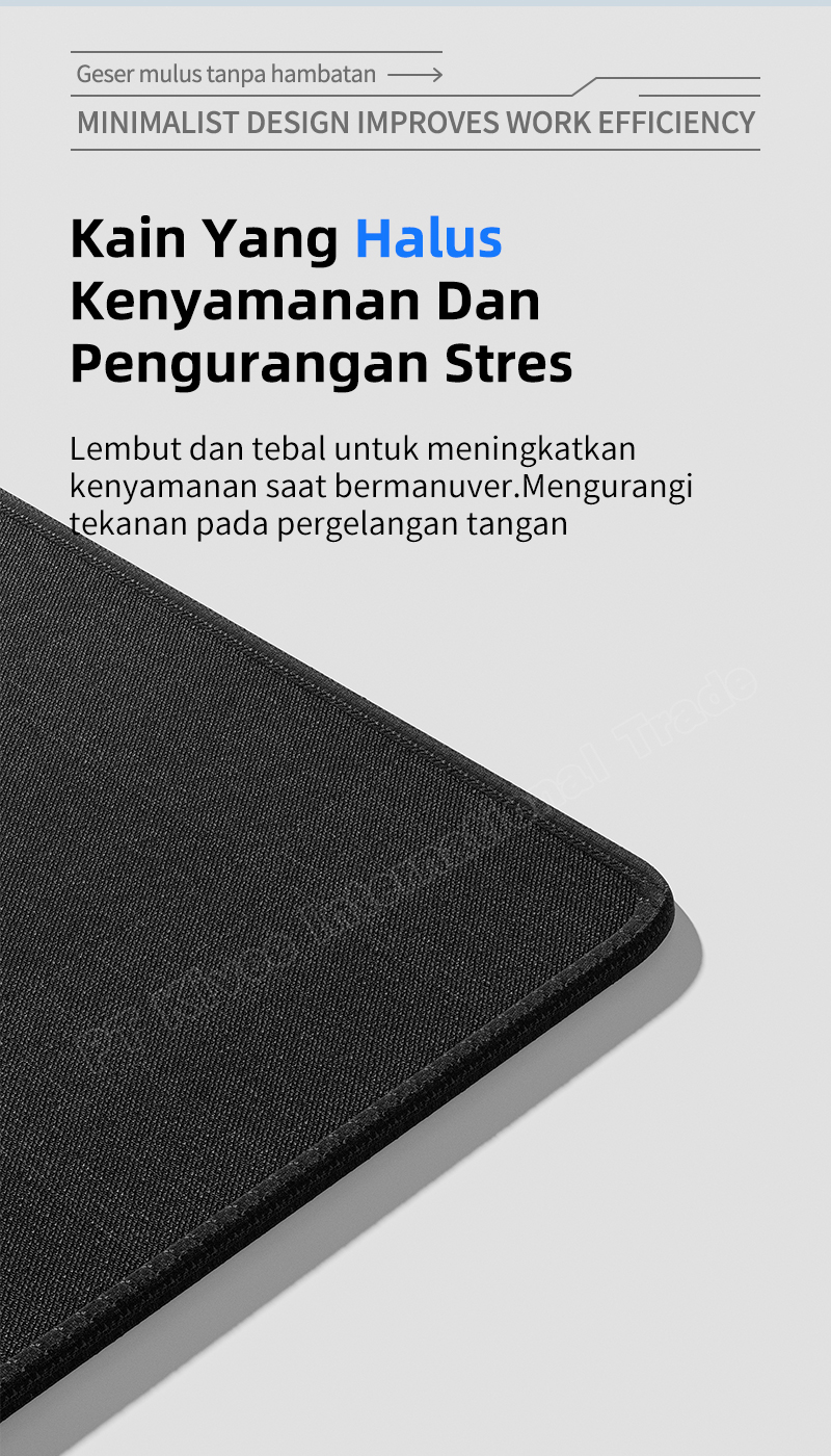 Jual BASIKE Mouse Pad Besar Gaming Anti Licin Mousepad Nyaman Soft Full ...