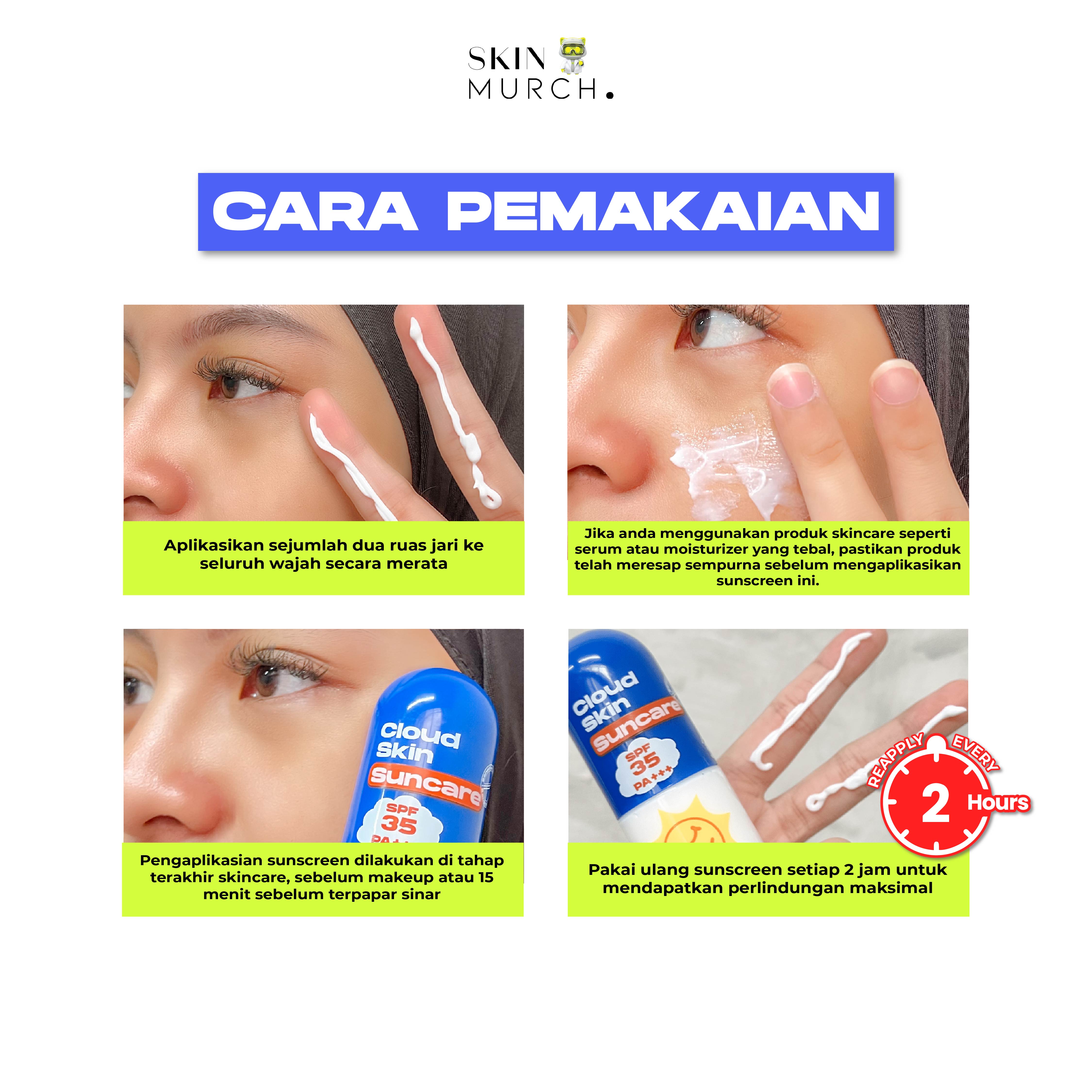 Jual SKINMURCH Cloud Skin Suncare Si Kapsul SPF 35 PA+++ [Sensitive ...