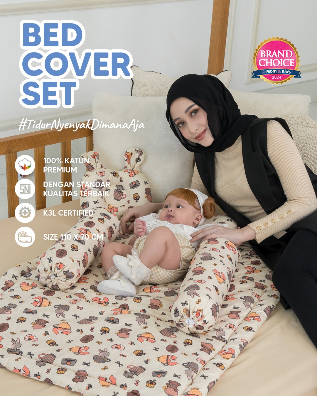 Jual Bumbee Collection - BedCover Set Baby Selimut Bedcover Bayi Set ...
