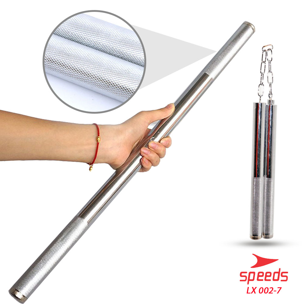 Jual SPEEDS Nunchaku Nunchuck Ruyung Besi Double Stick Tongkat Bela ...