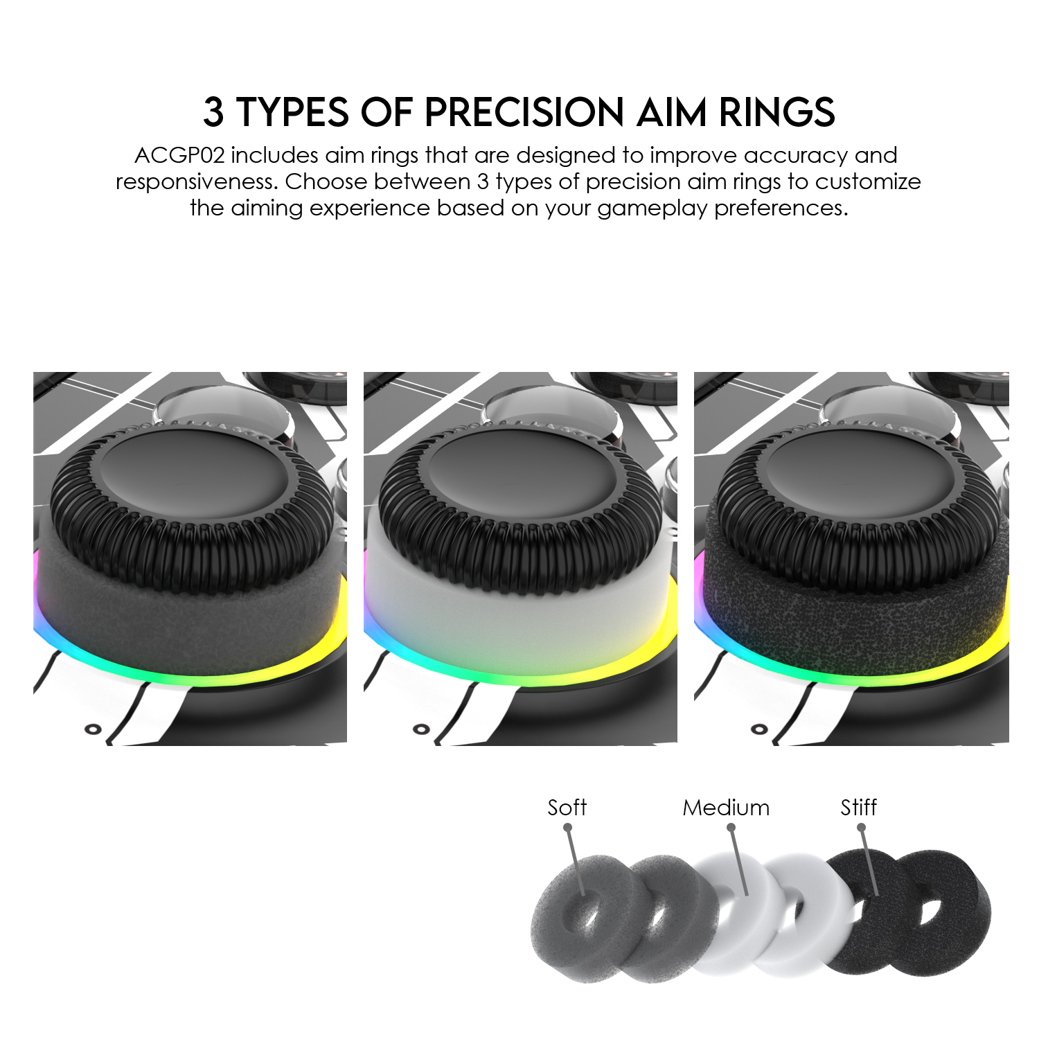 Jual Fantech Gamepad Accessories ACGP02 D-PADS THUMBSTICK AIM RINGS ...