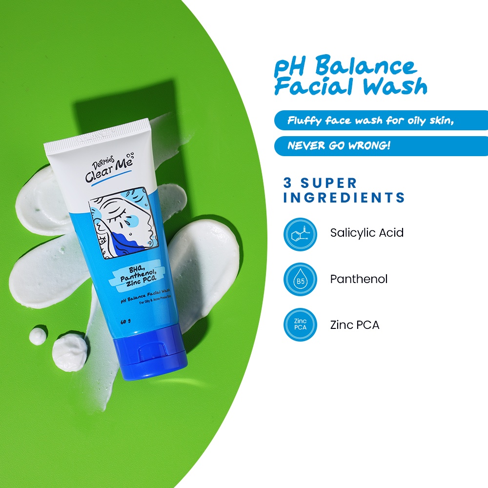 Jual DERMIES Clear Me by ERHA Acne Facial Wash PH Balance - Sabun Cuci ...