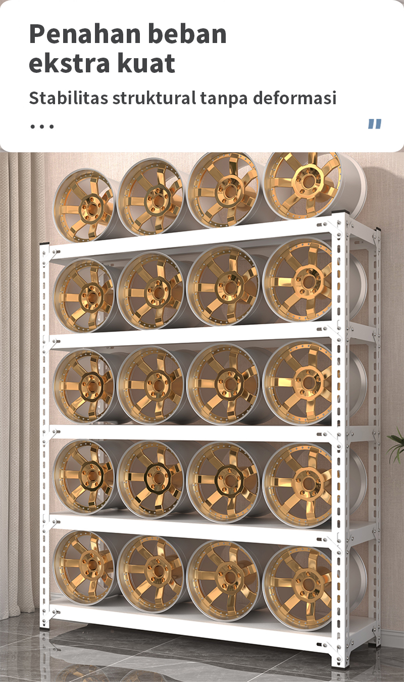 Jual E-TIFE Rak Besi Siku 5/6 Susun Rak Gudang Rak Serbaguna Rak ...