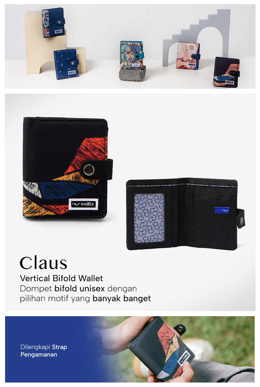 Jual Wallts Claus Motif - Dompet Lipat Pria dan Wanita | Shopee Indonesia