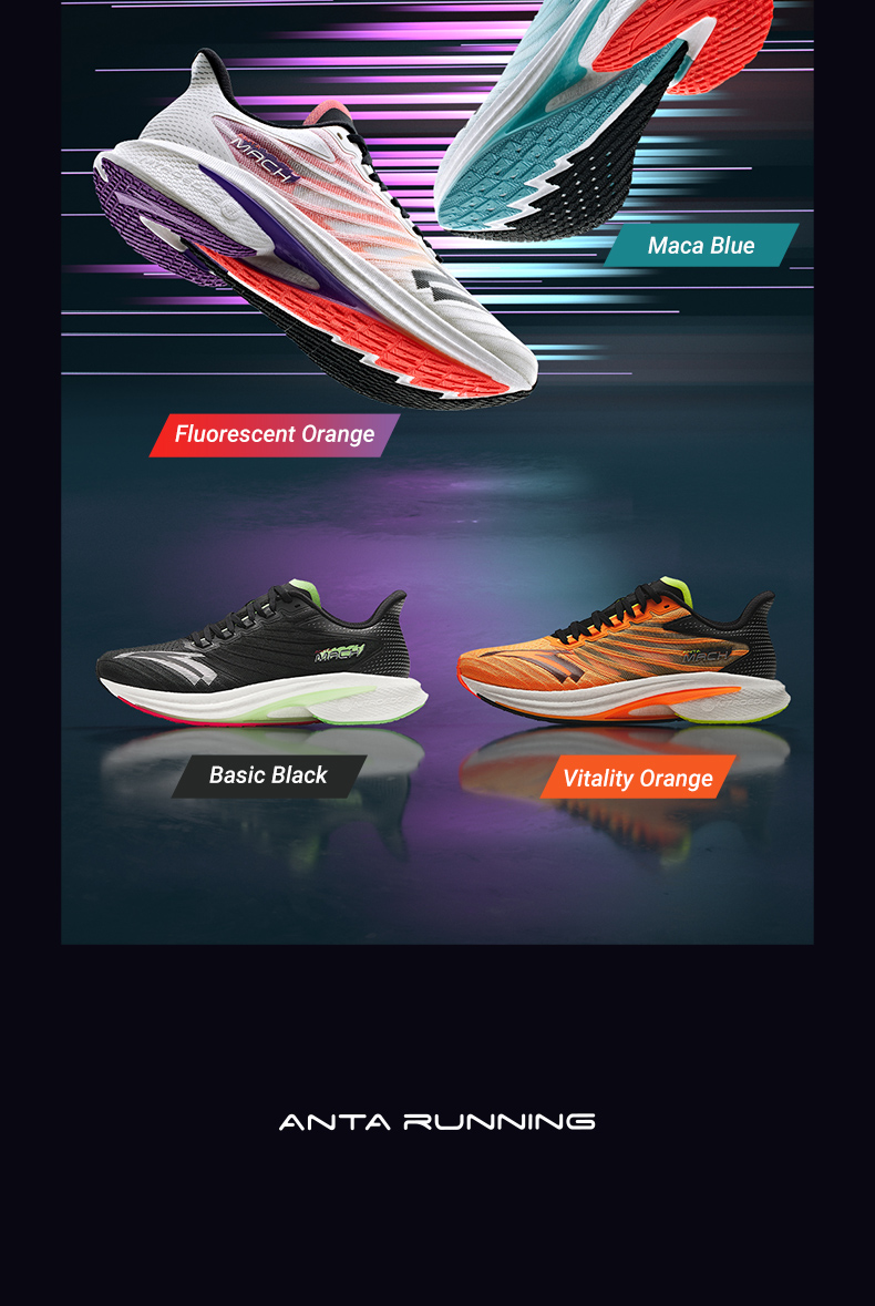 Jual ANTA Mach 4 Sepatu Lari Pria Sepatu Running Pria Sepatu Sneakers1124A5583 | Shopee Indonesia