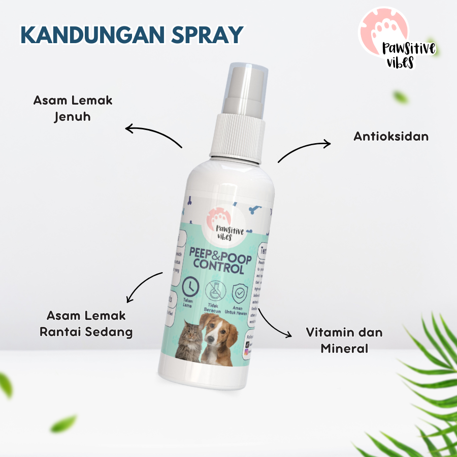 Jual Pawsitive Vibes Pee Poop Control Potty Training Spray 120ml ...
