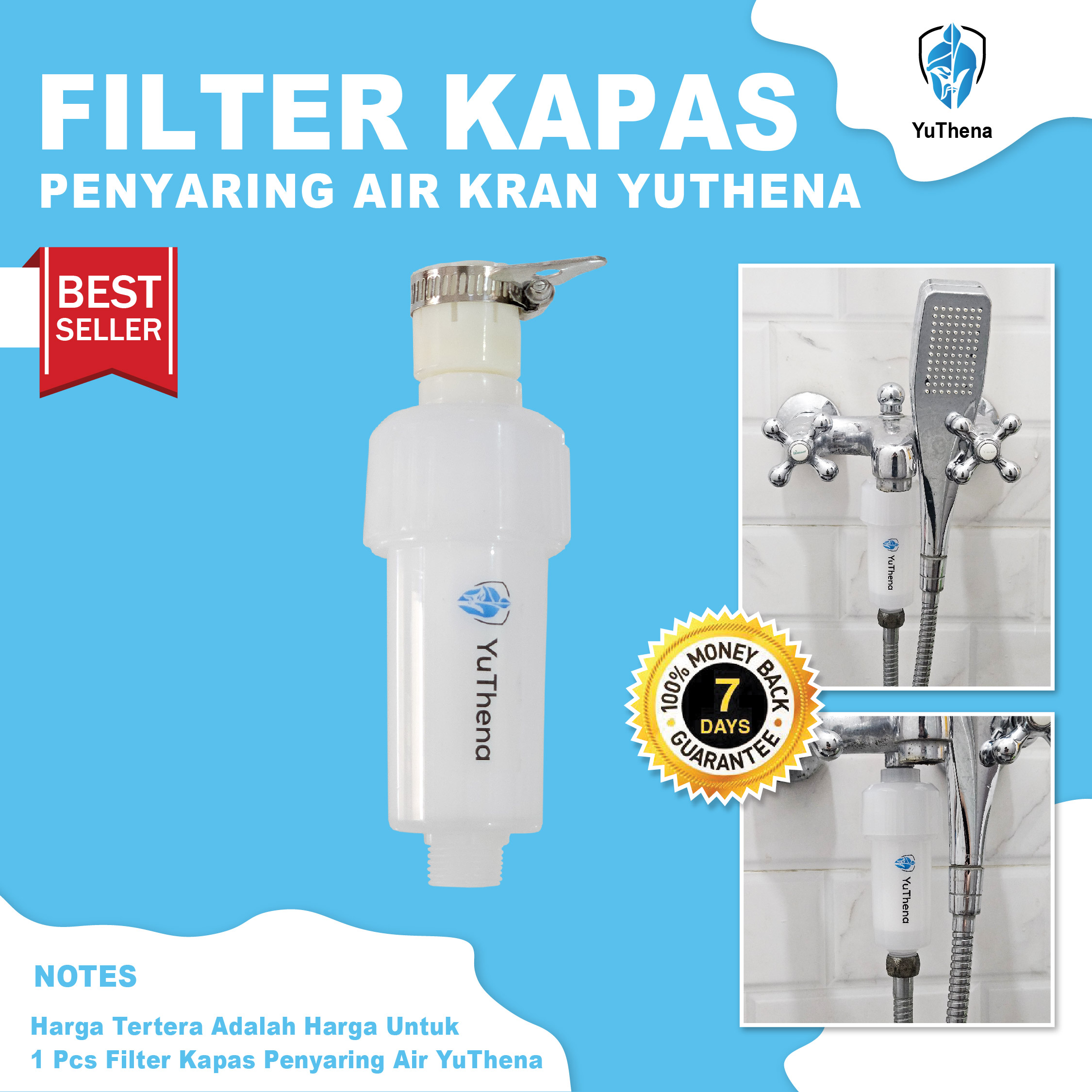 Jual Filter Air Kran Kapas dan Batu Mineral Filter Kran Air Penyaring ...