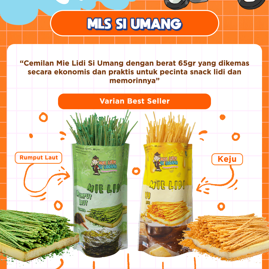 Jual Si Umang Cemilan Mie Lidi 65g | Shopee Indonesia