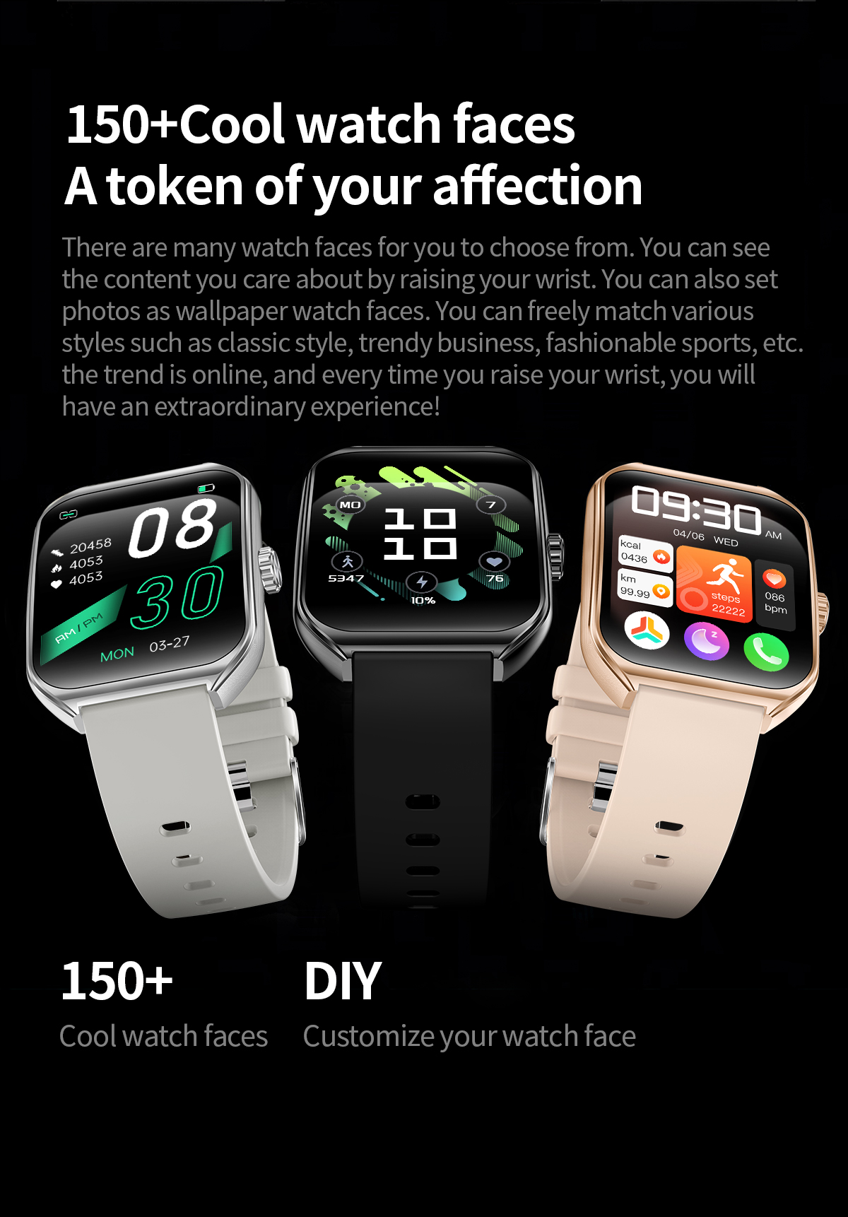 Jual Aolon Curve 2 Smartwatch Original | Alloy Metal | Running Pace ...