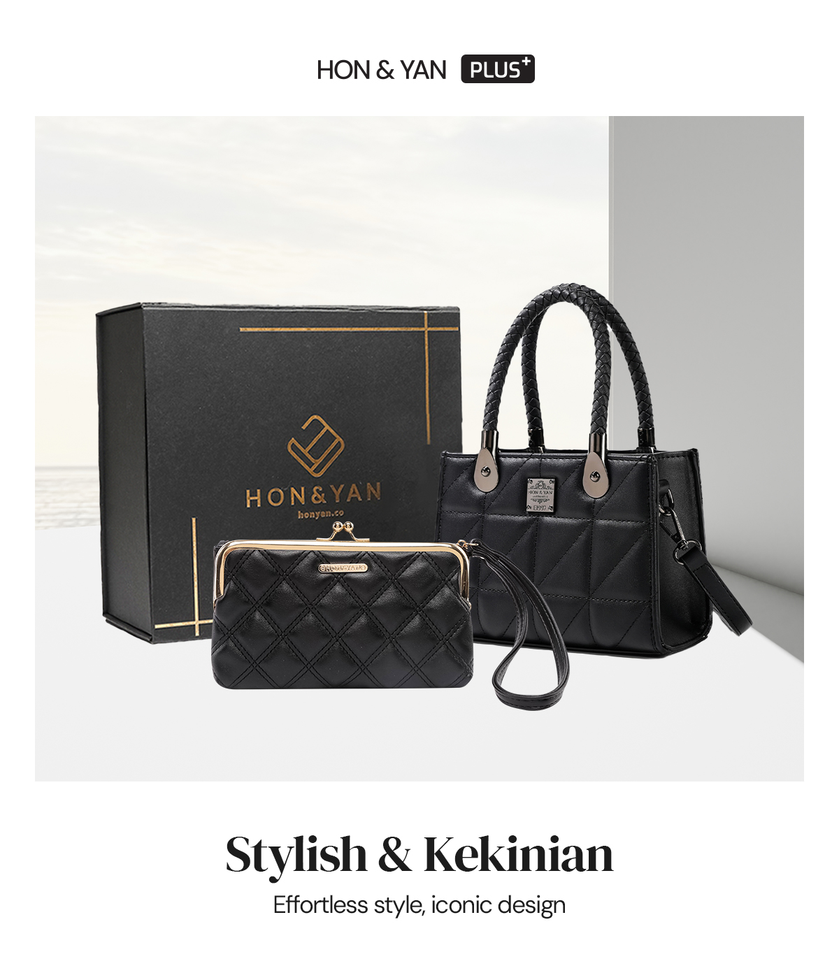 Jual HONYAN PLUS Tas Wanita Caroline Gift Set Tas Selempang Wanita ...