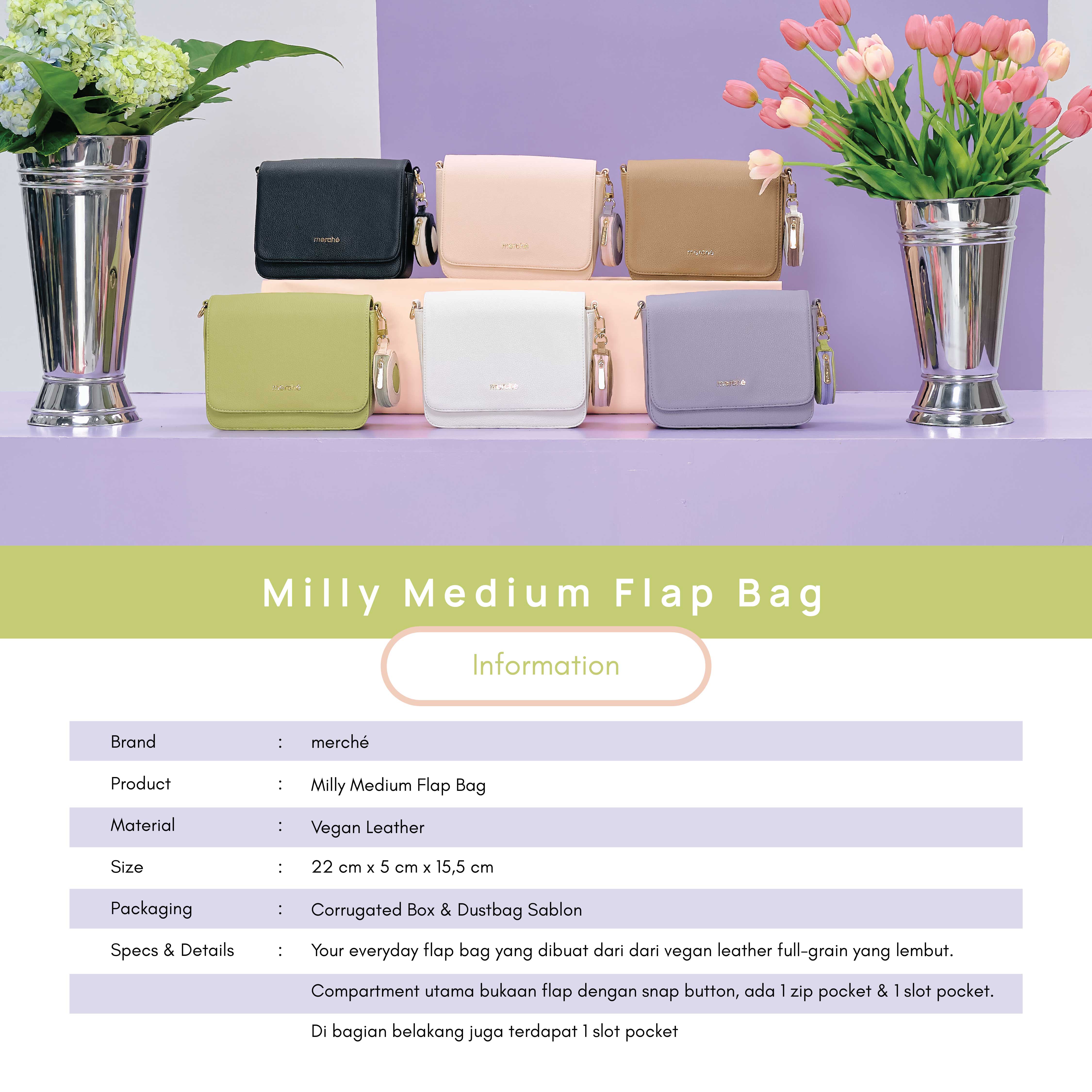 Jual Merche Tas Selempang Wanita Milly Medium | Shopee Indonesia
