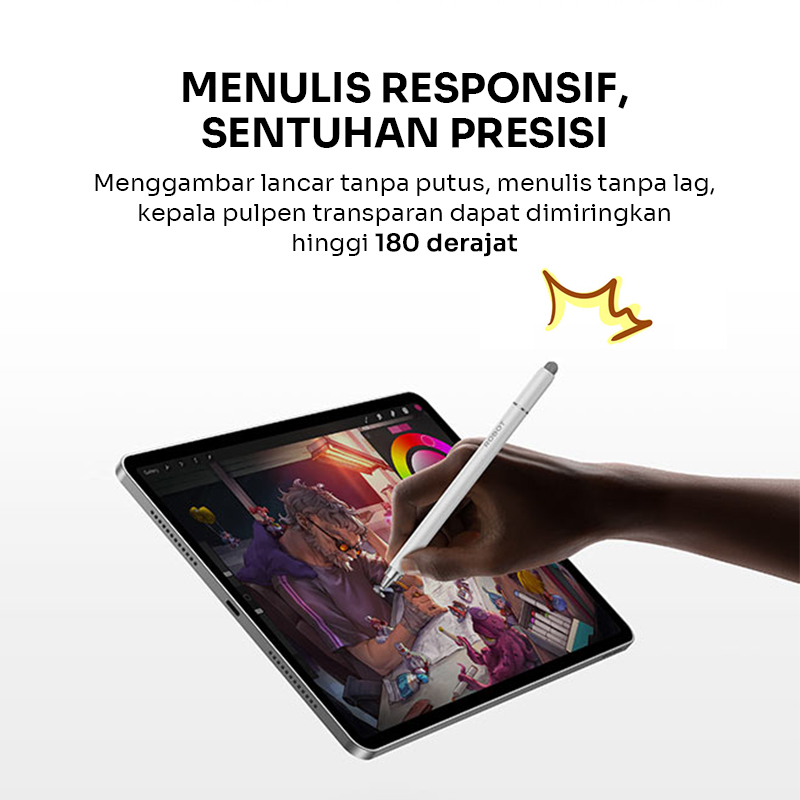 Jual ROBOT Pulpen Ipad Stylus Pen 3 in 1 Universal | Doodle Pen Stylus ...