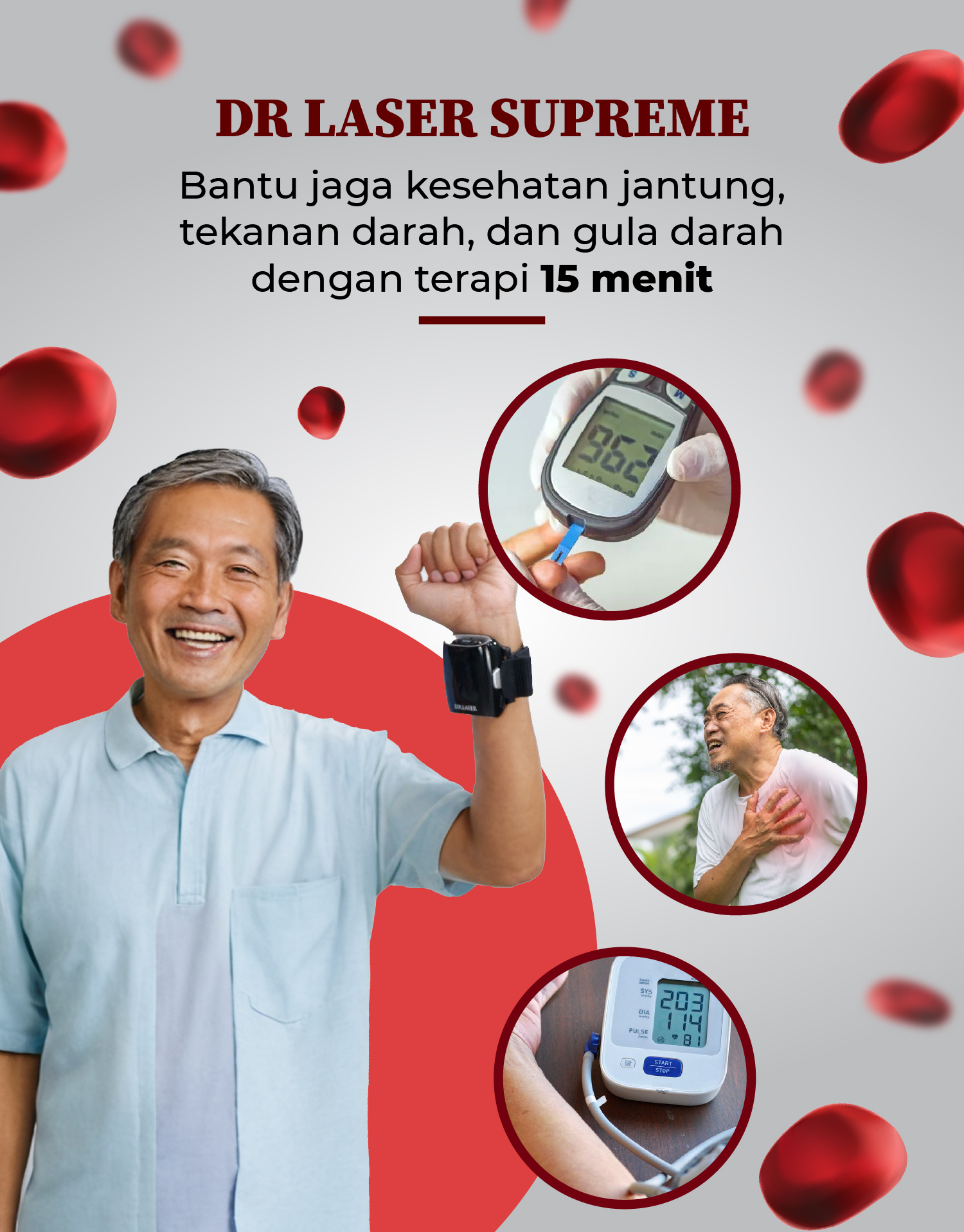 Jual Dr Laser Supreme 16 Titik - Jam Tangan Laser Terapi Kaki, Terapi Tangan, Terapi Stroke ...