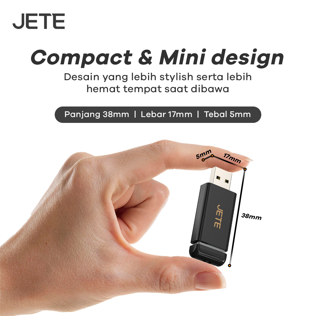 Jual JETE Flashdisk U2 4GB 8GB 16GB 32GB 64GB USB 2.0 Slide Push ...