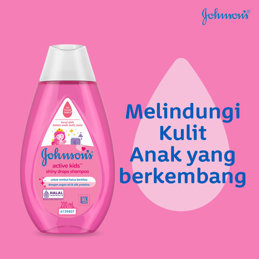 Jual Johnson Baby Active Kids Shiny Drops Shampoo 100ml | Shopee Indonesia