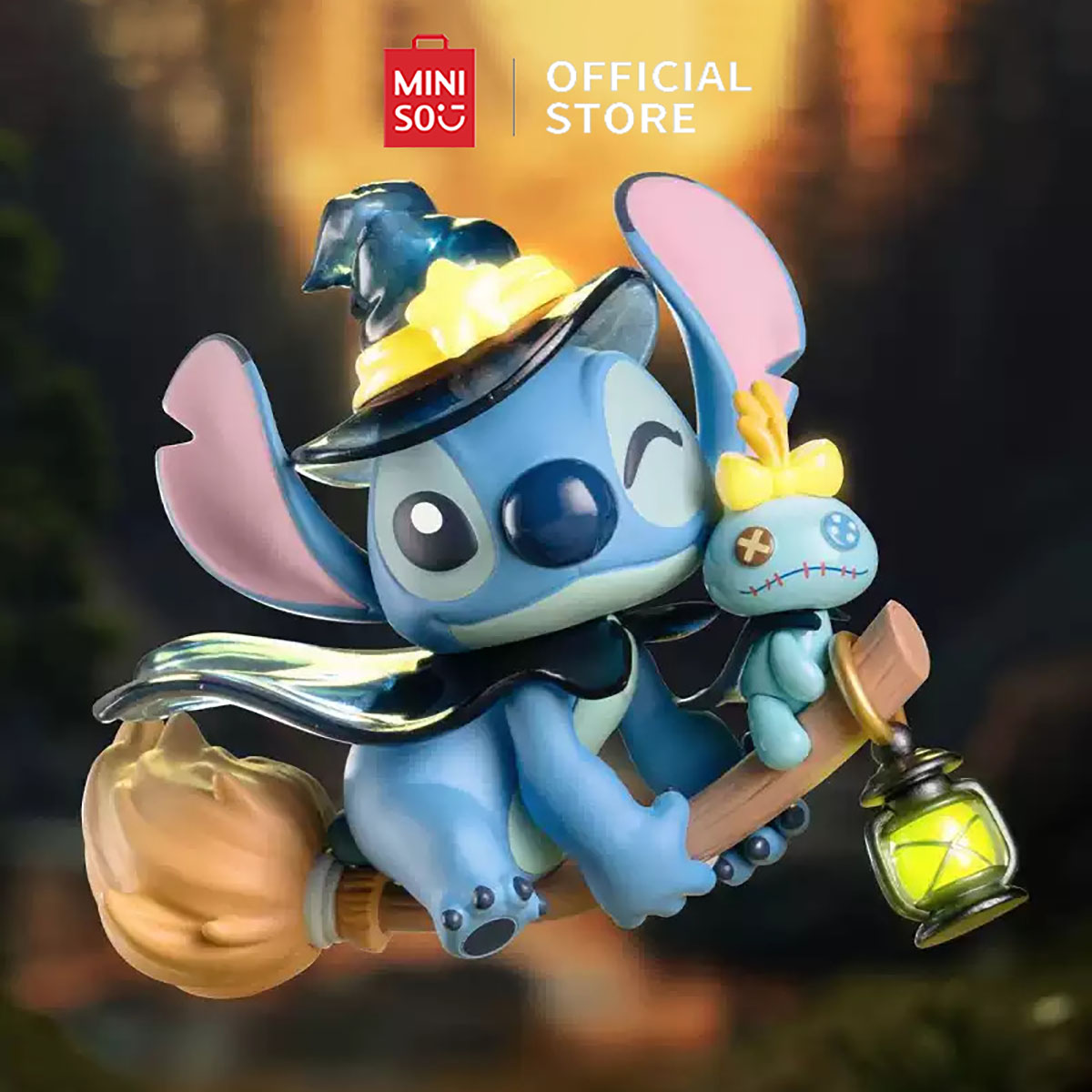 Jual Miniso X Disney Stitch's Wacky Diary 2.0 Series Figures Flocking ...