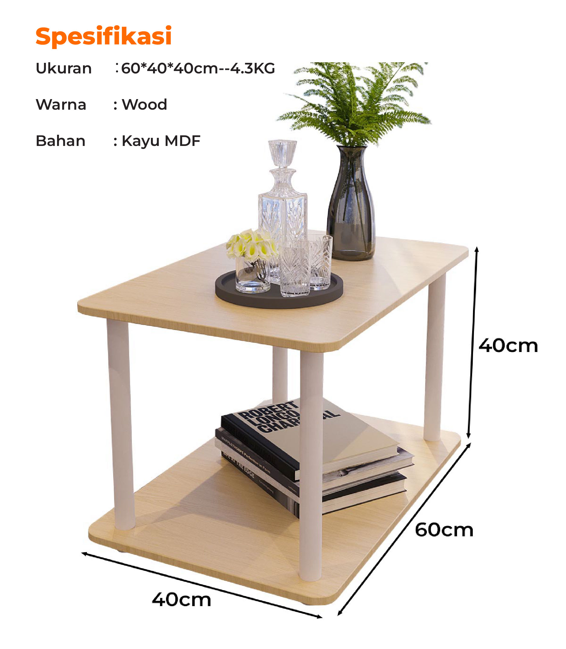 Jual Homedoki Meja Tamu / Meja kopi / Meja Ruang Tamu Minimalis / Meja ...