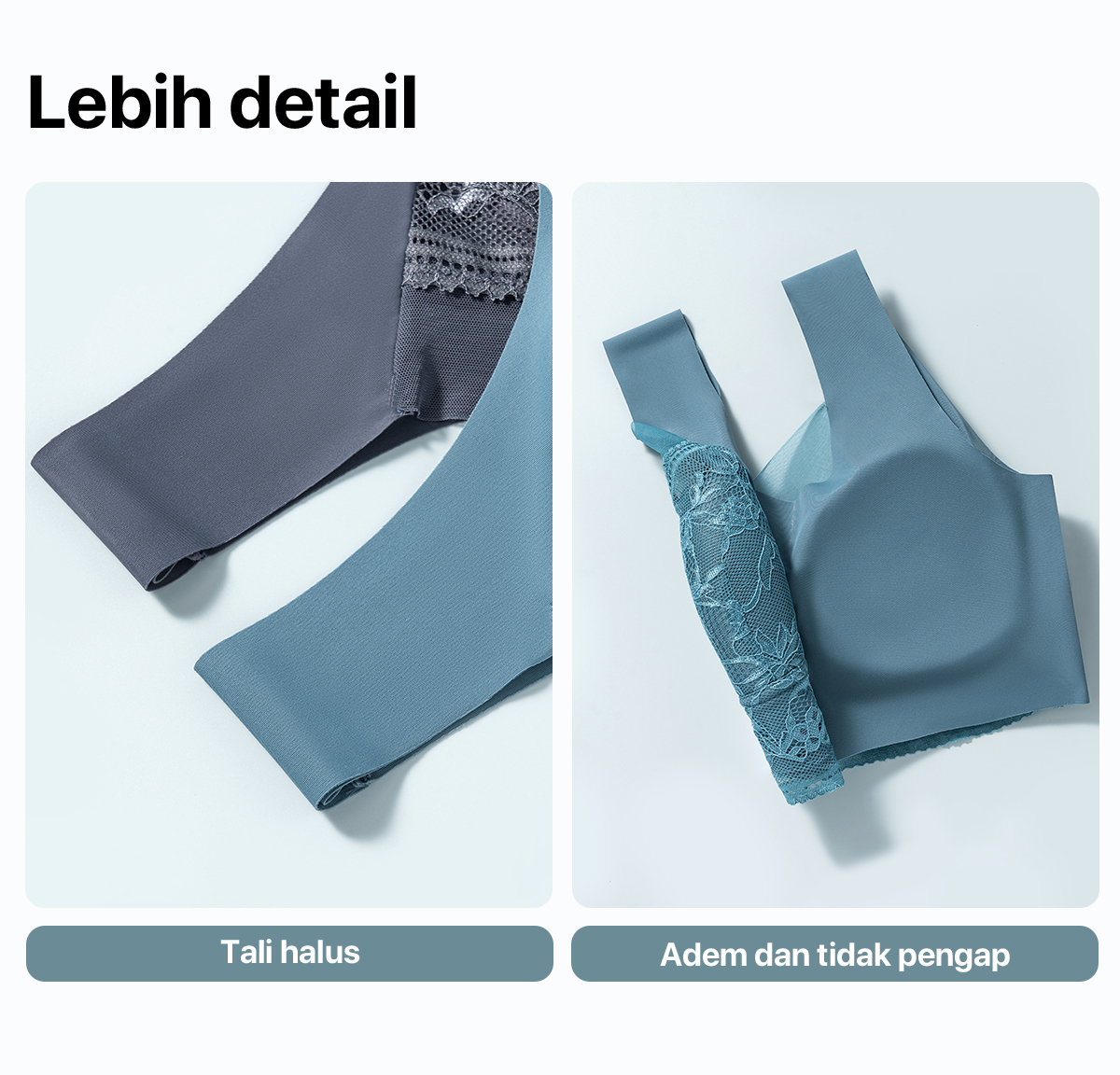 Jual GRENEY-L.W.L-Paket bra (2PCS) Bra Rompi Bigsize Renda Seamless ...