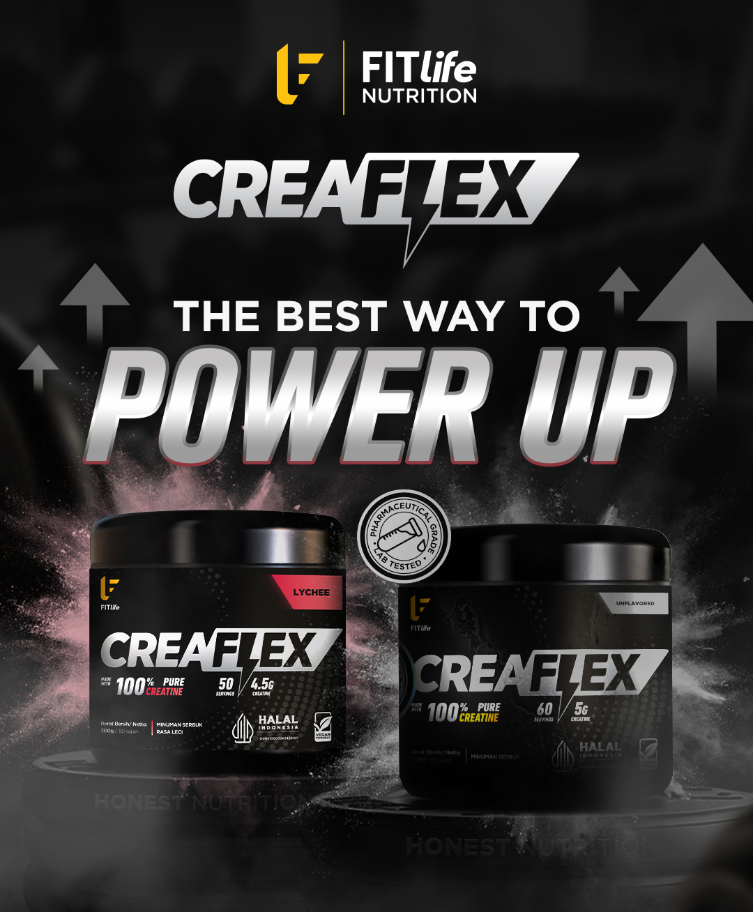 Jual FITlife CreaFLEX Pure Creatine Monohydrate | Shopee Indonesia