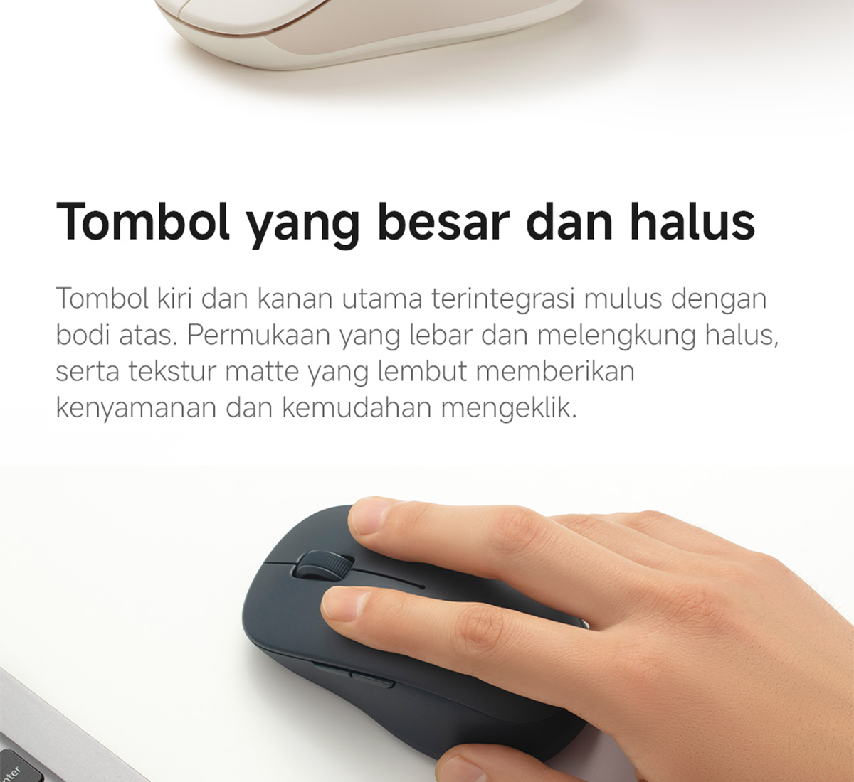 Jual Xiaomi Dual mode Wireless Mouse 2 | Precise 1200 DPI Sensor | 2 ...