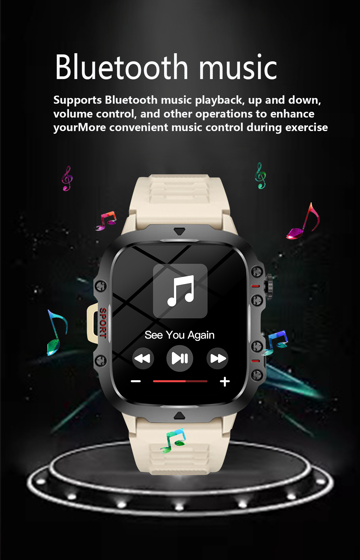 Jual LDS H19 Jam Tangan Keren Jam Tangan Smartwatch Tahan Air 3ATM Asli ...