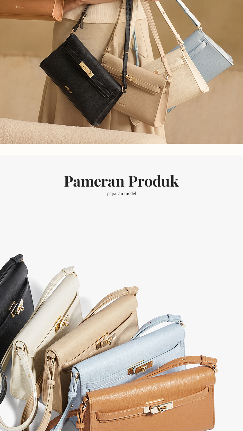 Jual MOSSDOOM Tas Bahu Junia Bag Fashion Wanita Kekinian Model Mewah ...